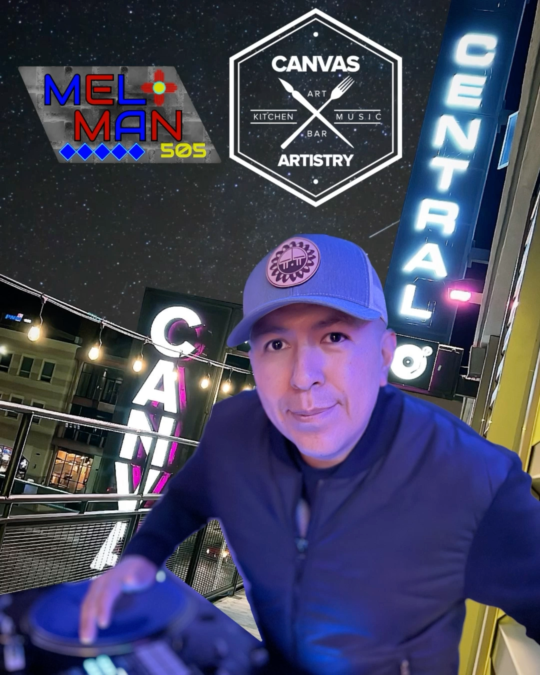 DJ Mel Man Canvas Artistry DJ Mel Man Canvas Artistry